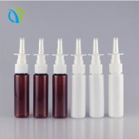 China Wholesale Nasal Spray Pump 18mm 10/410 Ribbed 55mm White PP PE Non Spill for sale