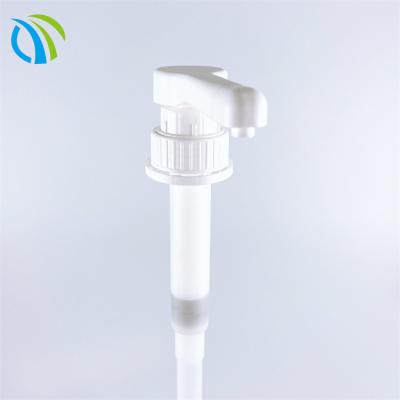China 43mm Food Syrup Pump Dispenser 43/410 White PP Tube 5cc for Chocolate Sauce for sale
