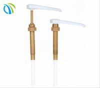 China Plastic Syrup Pump Dispenser 5cc 10cc 31/410 Gold Cap for 750ml Bottle for sale
