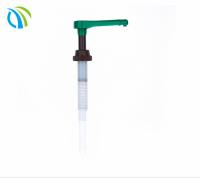 China PP Syrup Pump Dispenser 10cc 28/400 for 750ml Bottle Custom Color OEM for sale