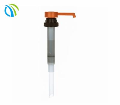 China 28mm 28-410 Syrup Pump 8cc Food Grade PP for 750ml Bottles Custom Color for sale
