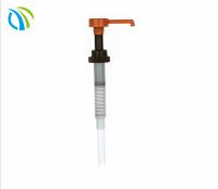 China 28mm 28-410 Syrup Pump 8cc Food Grade PP for 750ml Bottles Custom Color for sale