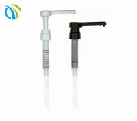China 25cc Black Bottle Syrup Pump 28/410 PP Food Grade Dispenser for Syrup Bottles for sale