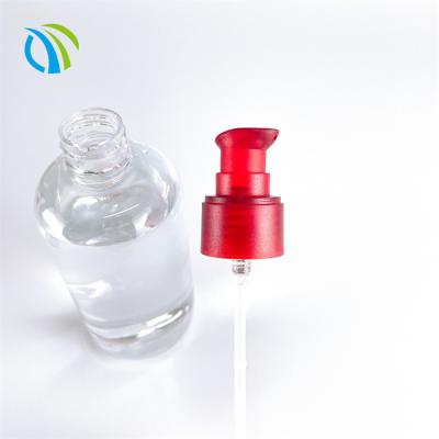 China Plastic Treatment Pump 24/410 PET Shampoo Dispenser 24mm 4ml White Clear for sale