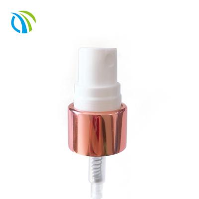 China 24mm Aluminum Fine Mist Sprayer Bottle 0.12cc Black ODM for Essential Oils for sale