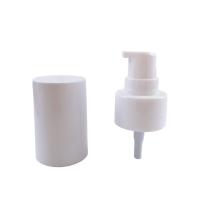 China 28/415 Plastic Cream Dispenser Pump with Ribbed Closure for Cosmetic Lotion for sale