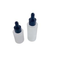 China Luxury 13/415 Empty Dropper Bottles Frosted Clear Amber Glass for Essential Oil 3ml for sale