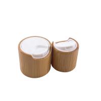 China 0.16cc 20mm Bamboo Disc Top Cap Closures For Personal Care for sale