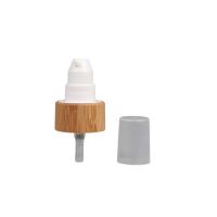 China 0.5cc 28/415 Airless Lotion Pump Wood Bamboo Cosmetic Spray Pump for sale