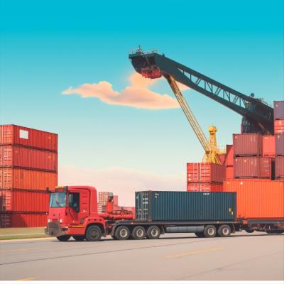 China Door to door Container Shipping International Sea Freight From China to Dubai for sale