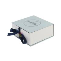 China Custom Jewelry Packaging Box with Ribbon Closure - 500pcs MOQ, 10-Day Production, Eco-Friendly Materials for sale