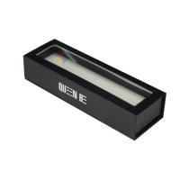 China Private Label Fake Nail Packaging Boxes Magnetic Closure With Clear Pvc Window for sale