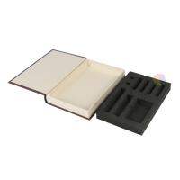 China Luxury Design False Book Shape Magnetic Close gift Cardboard Paper Packaging Box With Eva Insert Custom Logo Foil for sale