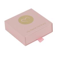 China Recyclable Jewelry Packaging Box 90x90x30mm with Custom Logo - Eco-Friendly Cardboard Gift Box for Earrings and Necklaces for sale