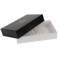 China Custom Recycled Cardboard Baklava Food Gift Boxes with Plastic Tray 10x10x5cm for sale