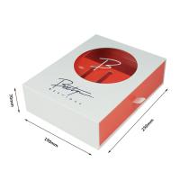 China Rigid Cardboard Cosmetic Packaging Box with Clear Window - Custom Sizes, 500pcs MOQ, 10-Day Production for sale