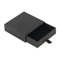 China Custom Cardboard Square Slide Out Jewelry Box with Foam Insert - 500pcs MOQ, 10-Day Production, Eco-Friendly Packaging for sale