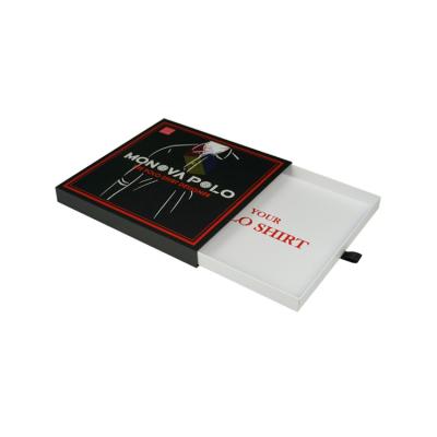 China Custom Logo Drawer Slide Closure Gift Scarf Packaging Box Rigid Cardboard 1200gsm for sale