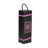China Custom Luxury Magnetic Closure Folding Cardboard Wine Box 350x110x92mm with 1500gsm Construction for sale