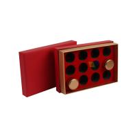 China Rigid Cardboard Paper Custom Tea Box Packaging Tin Gift With Foam Insert for sale