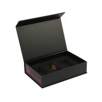 China Custom Matte Black Magnetic Closure Reed Diffuser Box 190x60x38mm for Perfume & Essential Oil Packaging for sale
