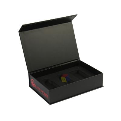 China Custom Matte Black Magnetic Closure Reed Diffuser Box 190x60x38mm for Perfume & Essential Oil Packaging for sale