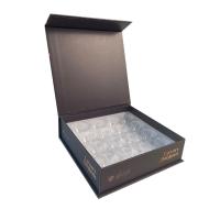 China Rigid Cardboard Chocolate Bonbon Packaging Magnetic Closure With Plastic Insert for sale