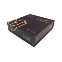 China Rigid Cardboard Chocolate Bonbon Packaging Magnetic Closure With Plastic Insert for sale