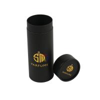 China Matte Black Cylinder Tube Perfume Essential Oil Packaging Box - Custom Sizes with 500pcs MOQ and 10-Day Production for sale