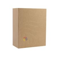 China Collapsible Folding Rigid Cardboard Kraft Apparel Box with Magnetic Closure 1200gsm for sale