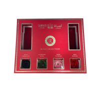 China Custom Clear Window Perfume Packaging Box with Foam Insert 157gsm Coated Paper for sale