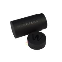 China Custom Matte Black Round Paper Tube Packaging for Essential Oils - 500pcs MOQ with 10-Day Production Lead Time for sale