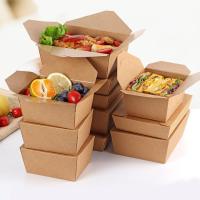 China Custom CMYK Printing Kraft Cardboard Food Box - 500pcs MOQ with 10-Day Production for Picnic Packaging for sale
