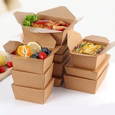 China Custom CMYK Printing Kraft Cardboard Food Box - 500pcs MOQ with 10-Day Production for Picnic Packaging for sale