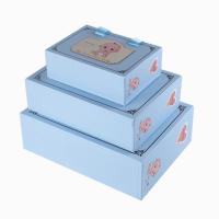 China Custom Newborn Baby Gift Set Box with Foldable Magnetic Flap Closure and Handle - 500pcs MOQ, 10-Day Production for sale