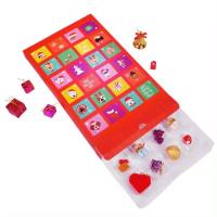 China Custom Printed Cardboard Advent Calendar Boxes 12/24 Cavity Eco-Friendly Packaging with Custom Sizes for sale