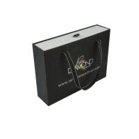 China Custom Hair Extension Packaging Box 290x210x70mm Sliding Drawer with Ribbon Handle and 367g Weight for sale