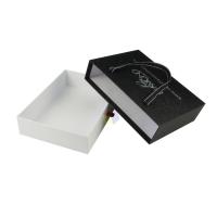 China Custom Hair Extension Packaging Box 290x210x70mm Sliding Drawer with Ribbon Handle and 367g Weight for sale