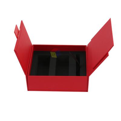 China Luxury Rigid Cardboard Perfume Gift Box with Magnetic Closure and Foam Insert Custom Size for sale