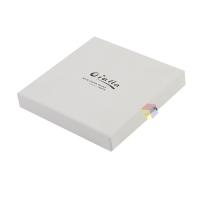 China Custom White Square 2-Piece Paper Candy Chocolate Gift Box with Lid and Divider Slots - 500pcs MOQ, 10-Day Production for sale
