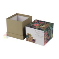 China Luxury Empty Lid And Base Candle Gift Box Packaging With Foam Inserts for sale