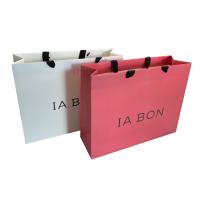China Customizable Paper Gift Bags with Hot Stamping Surface - Eco-Friendly Materials, 500pcs MOQ, Custom Sizes Available for sale