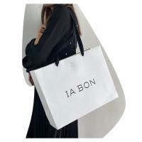 China Customizable Paper Gift Bags with Hot Stamping Surface - Eco-Friendly Materials, 500pcs MOQ, Custom Sizes Available for sale