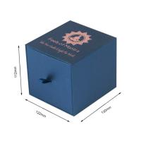 China Custom Logo Rigid Cardboard Sliding Drawer Jars Scented Paper Candle Gift Box with Insert for sale