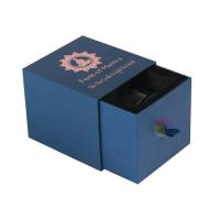 China Custom Logo Rigid Cardboard Sliding Drawer Jars Scented Paper Candle Gift Box with Insert for sale