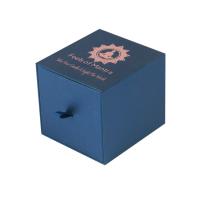 China Custom Logo Rigid Cardboard Sliding Drawer Jars Scented Paper Candle Gift Box with Insert for sale