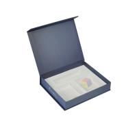 China Custom Book Shape Rigid Cardboard Magnetic Closure Gift Box Packaging With EVA Foam Insert for sale