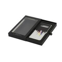 China Custom Recyclable Electronic Packaging Box with Sliding Drawer & Clear Window - 500pcs MOQ, 10-Day Production for sale