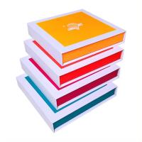 China Magnetic Close Rigid Cardboard Custom Paper Gift Macaron Box Packaging With Insert for sale
