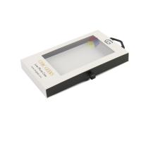 China Recyclable Paper Sliding Drawer Phone Case Box 190x110x23mm with Custom Logo and Hanger for sale